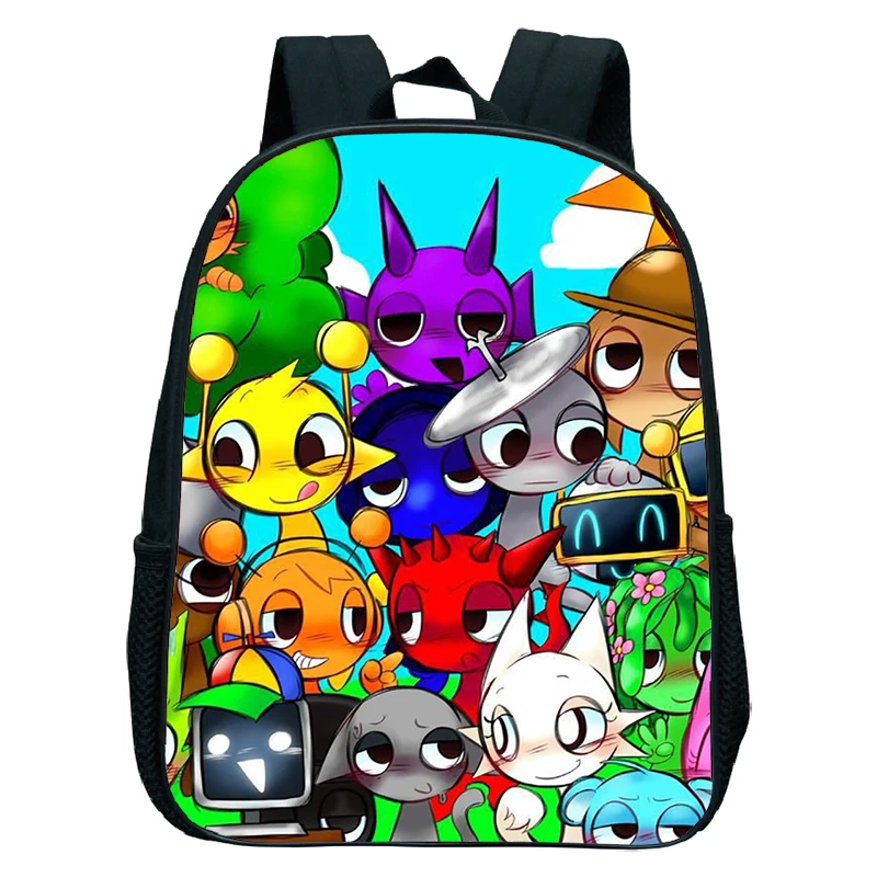 Sprunki School Backpack Game Sprunki School Bags Backpack Cartoon ...