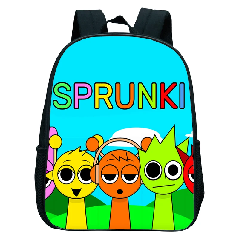 Sprunki School Backpack Game Sprunki School Bags Backpack Cartoon ...