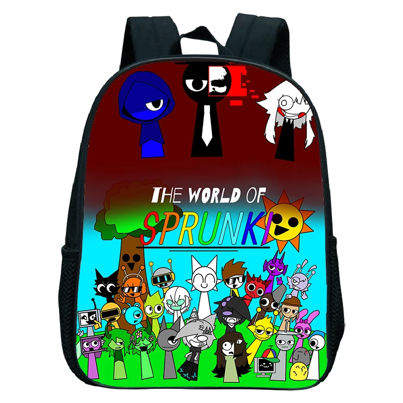 Sprunki School Backpack Game Sprunki School Bags Backpack Cartoon ...