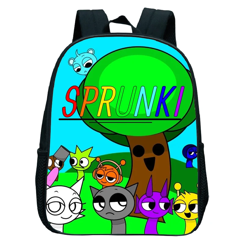 Sprunki School Backpack Game Sprunki School Bags Backpack Cartoon ...