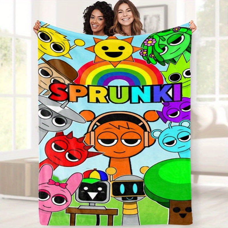 [Sprunki Soft Blanket] Sprunki Super Soft 100% Polyester Flannel ...