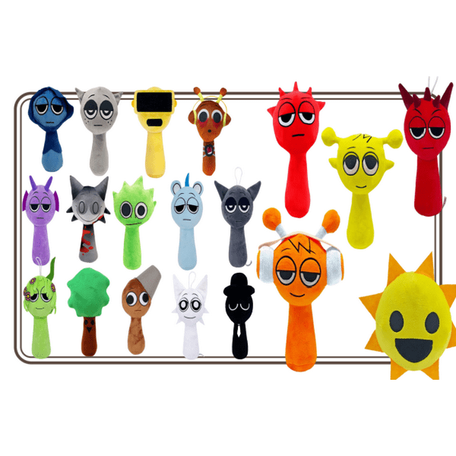 Sprunki Stuffed Animal Toys Buddies Sprunki TV Movie Video Games ...