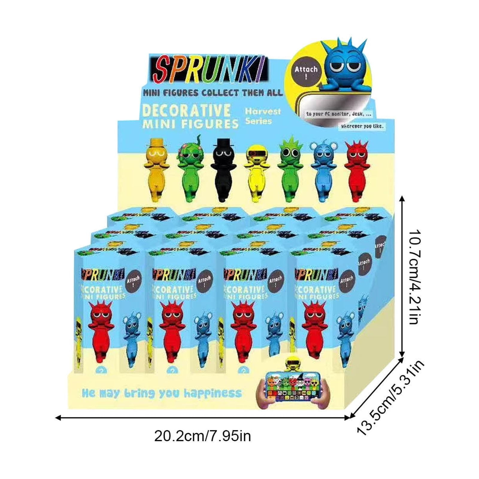 Sprunki Surprise MysteryBox, Sprunki Collectible Figures (12 Pack ...