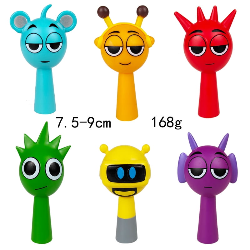 Sprunki Theme - 6Pcs Sprunki Action Figures Set Sprunki Toys Gifts ...