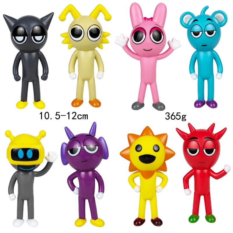 Sprunki Theme - 8Pcs Sprunki Action Figures Set Sprunki Toys Gifts ...