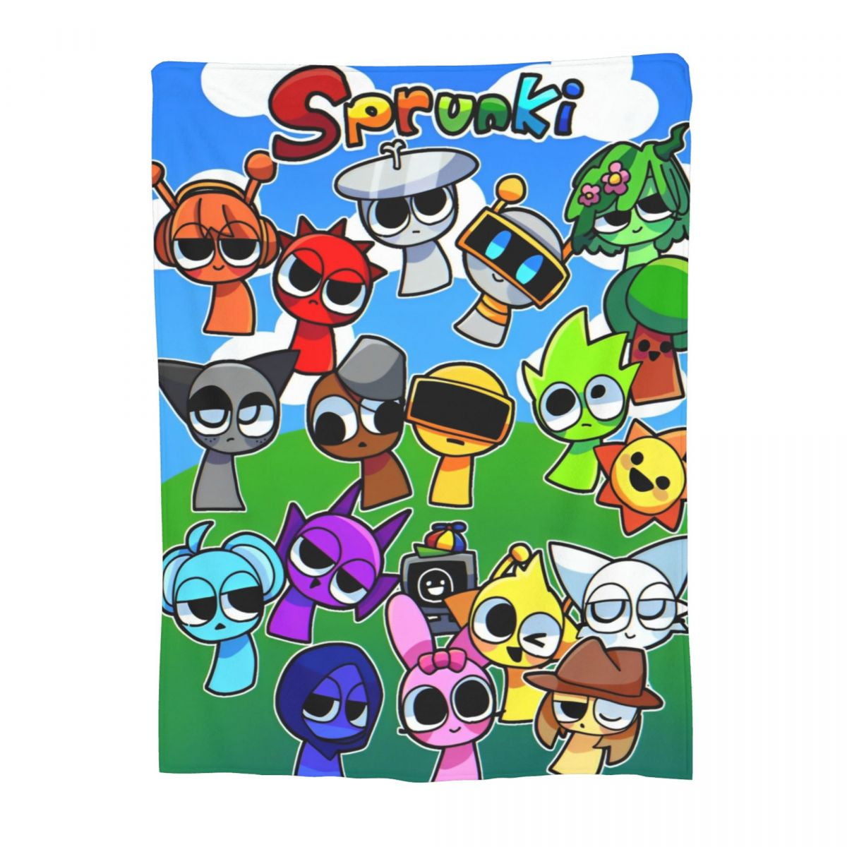 Sprunki Theme Warm, Soft and Cozy Facecloth Blankets in a Variety of ...