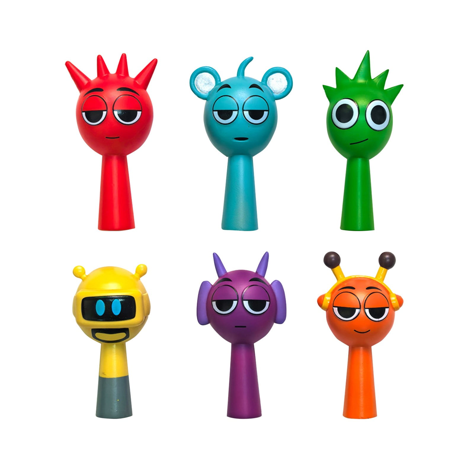 Sprunki Toy Figures, Sprunki Statues Whole Set, Doll Decoration ...