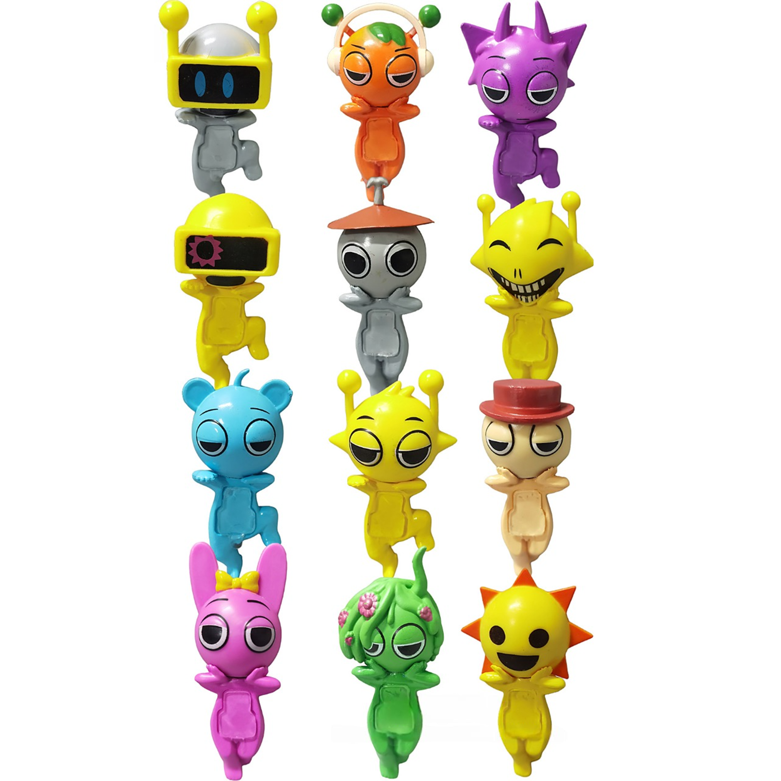 Sprunki Toy Figures, Sprunki Statues Whole Set, Doll Decoration ...