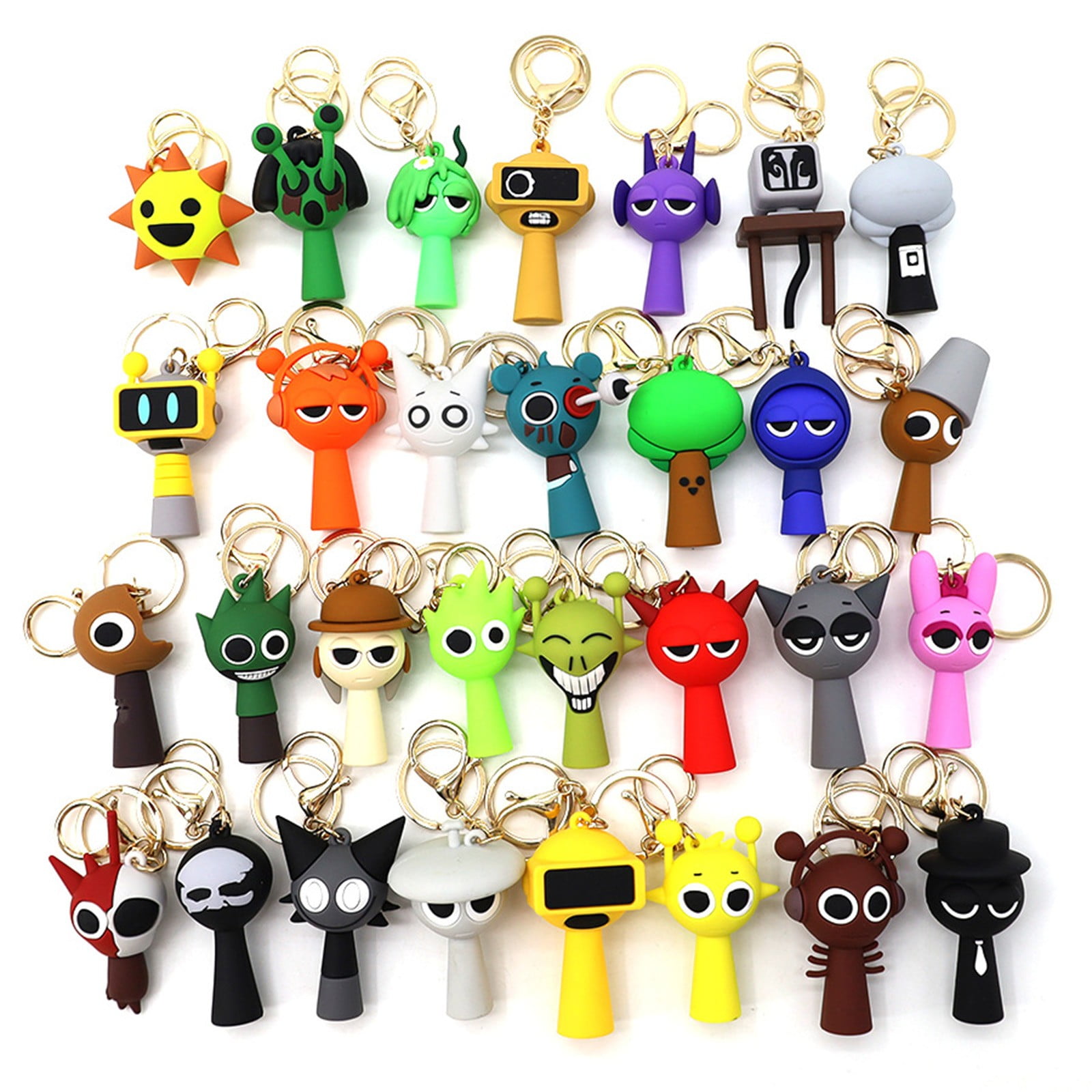 Sprunki Toy Keychain – Cute, Colorful Sprunki Keychain for Kids ...