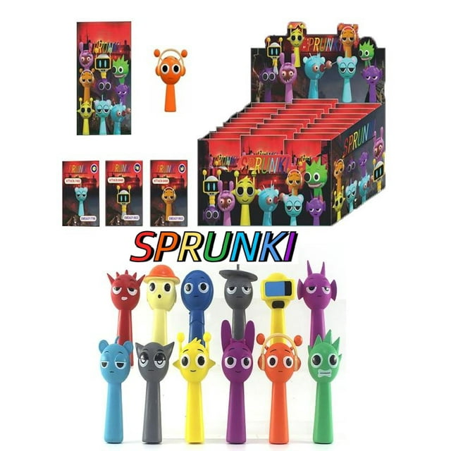 Sprunki Toys Blind Box - 24 - Pack Mystery Box: Surprise Your Loved ...