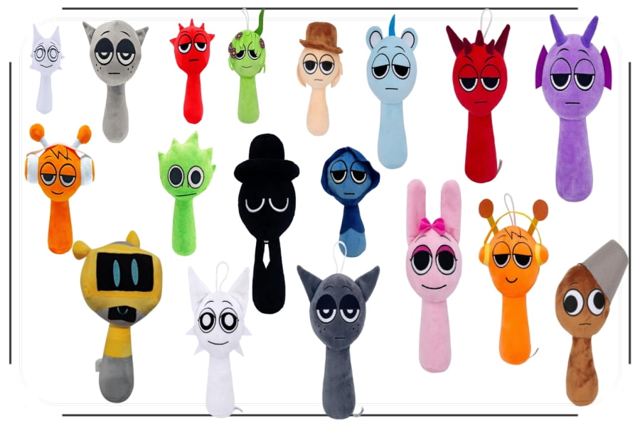 Sprunki Toys Game Plushies Sprunki Plush Action Figures Merch ...