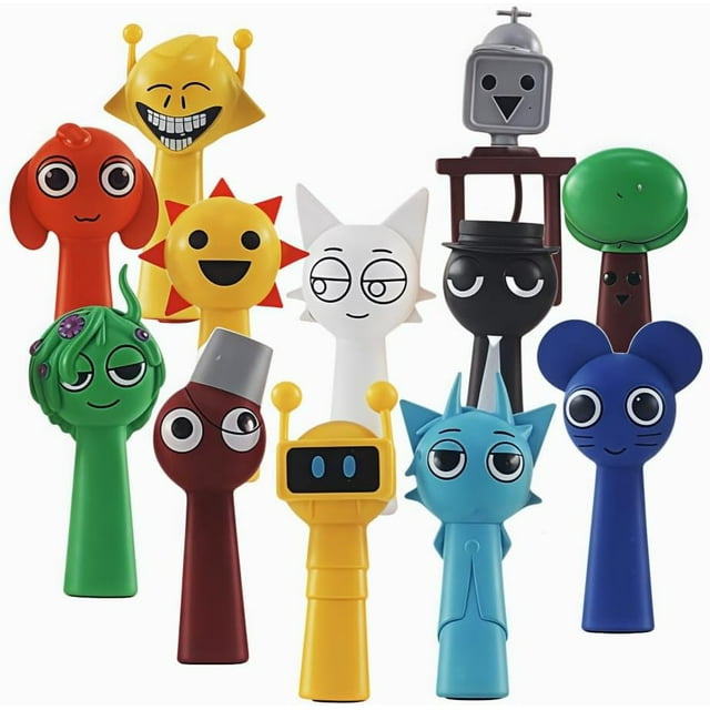 Sprunki Toys - Sprunki Action Figures,Sprunki Toys Sprunkies Game,Office Room Figurine Decor ...