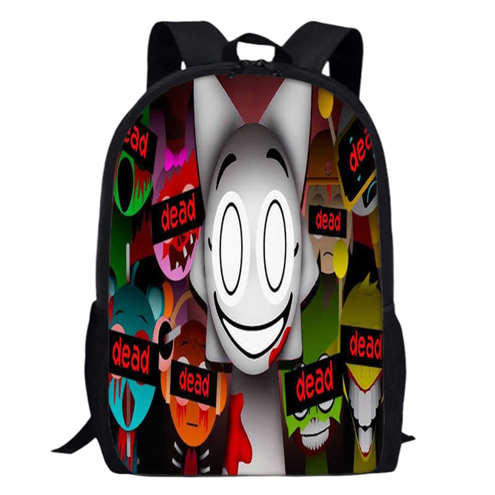 Sprunki Travel Backpack Student Back to School Large Capacity Backpack ...