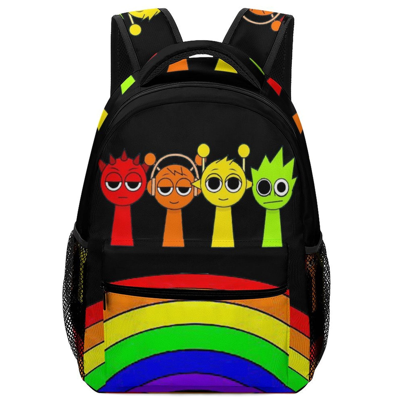 Sprunki Unisex Backpack Book Bag Durable Sport Backpack Cute Pattern ...