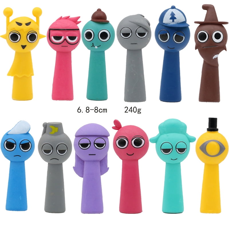 Sprunki doll rhythm box hand-made ornaments 3-3.5 inch rhythm box hand ...