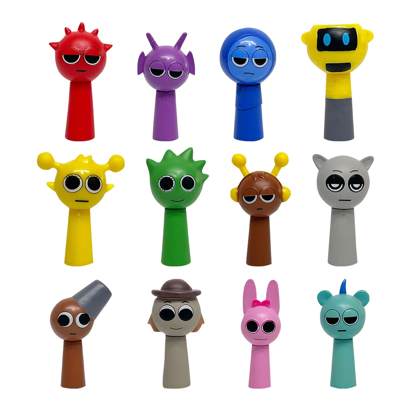 Sprunki plush set sprunki plush mr fun computer Creative Resin ...