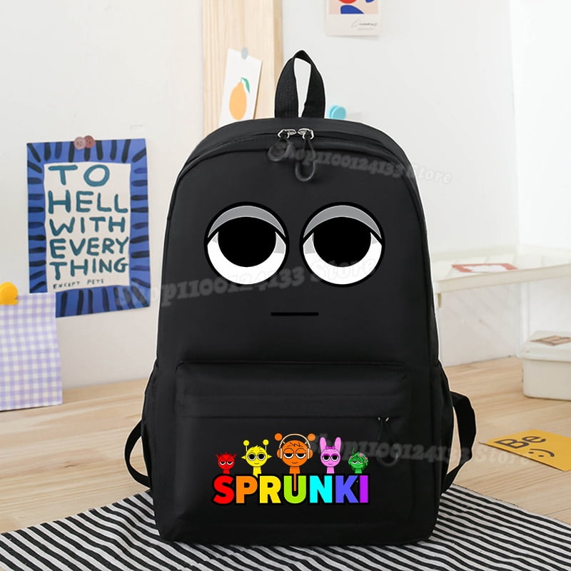 Sprunkis Backpack School Bag Game Cute Backpack to School Book Storage ...