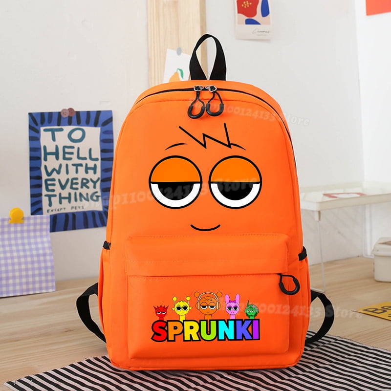 Sprunkis Backpack School Bag Game Cute Backpack to School Book Storage ...