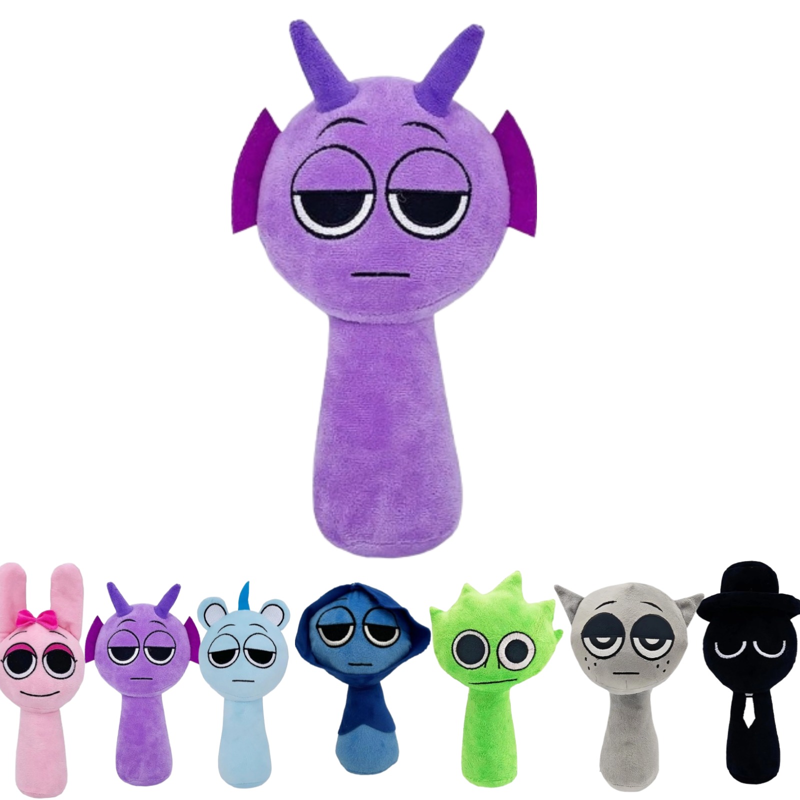 Sprunkiy Plush, Sprunkiy Game Plush, Wenad Sprunkiy, Sprunkiy Gray ...