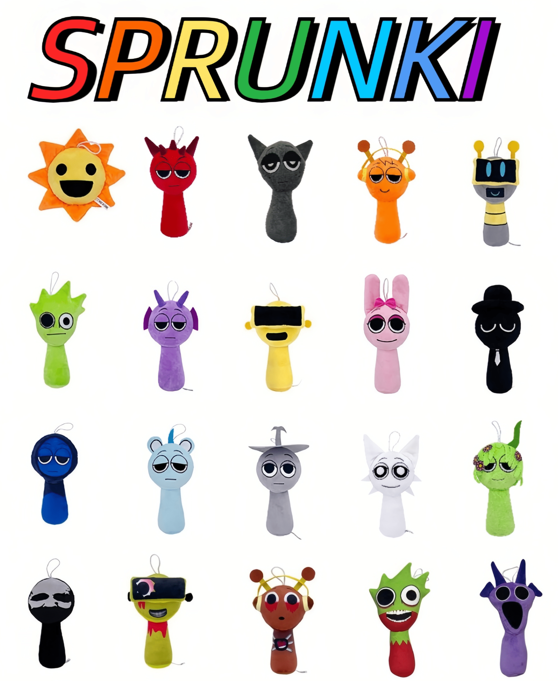‌Sprunky Plush 20 Collection‌: Adorable Stuffed Animals with Game ...