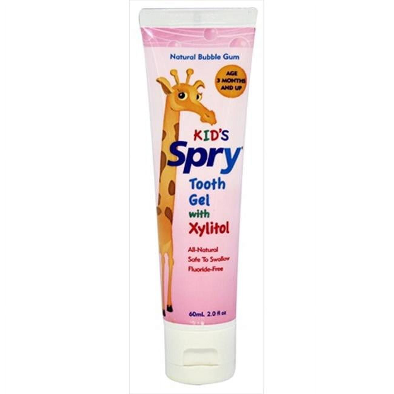 Spry 2 Ounce Kids Tooth Gel- Natural Bubble Gum - Walmart.com