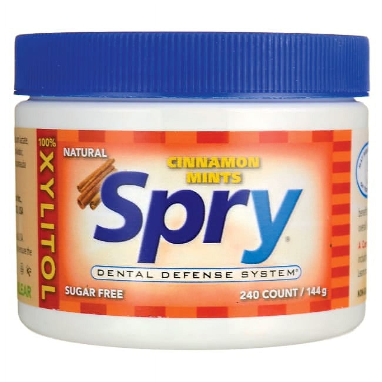 Spry Cinnamon Mints by xlear - 240 Mints - Walmart.com
