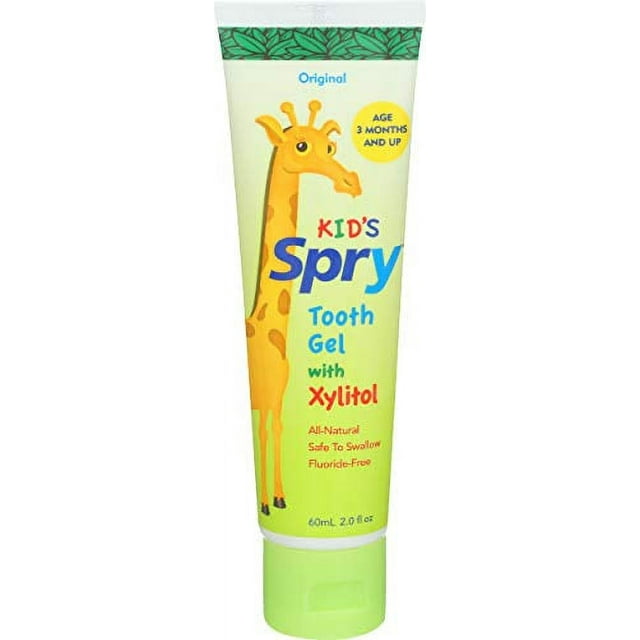 Spry Kids Tooth Gel with Xylitol, Original, 2 oz - Walmart.com