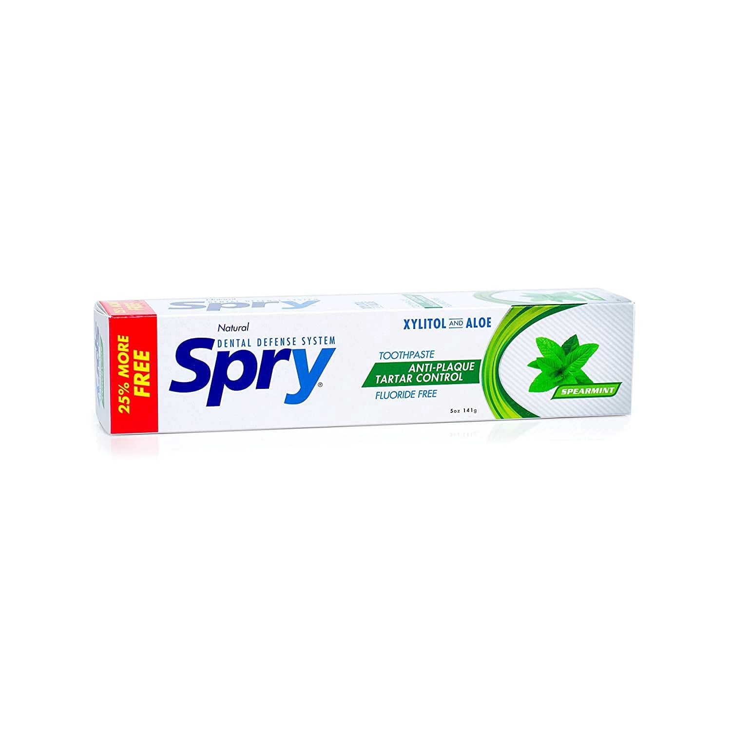Spry Natural Xylitol Toothpaste AIF9 5oz for Adults and Kids - Fluoride ...