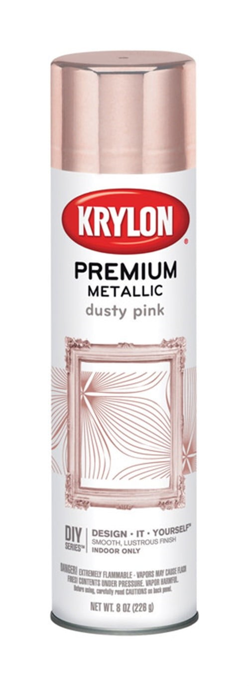 Premium Metallic Spray Paint 8oz Dusty Pink - Walmart.com