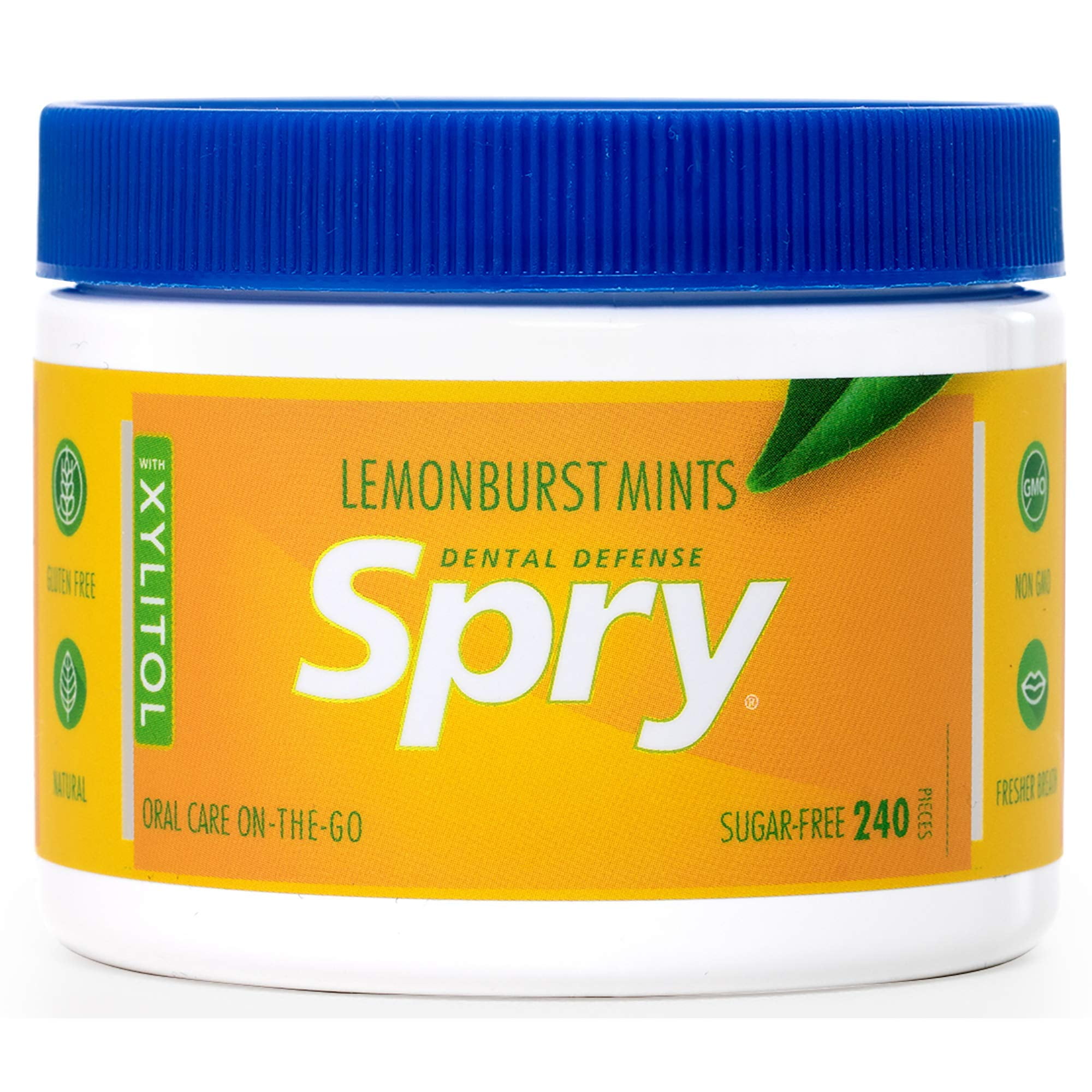 Spry All-Natural Mints, LemonBurst, 240 ea - Walmart.com