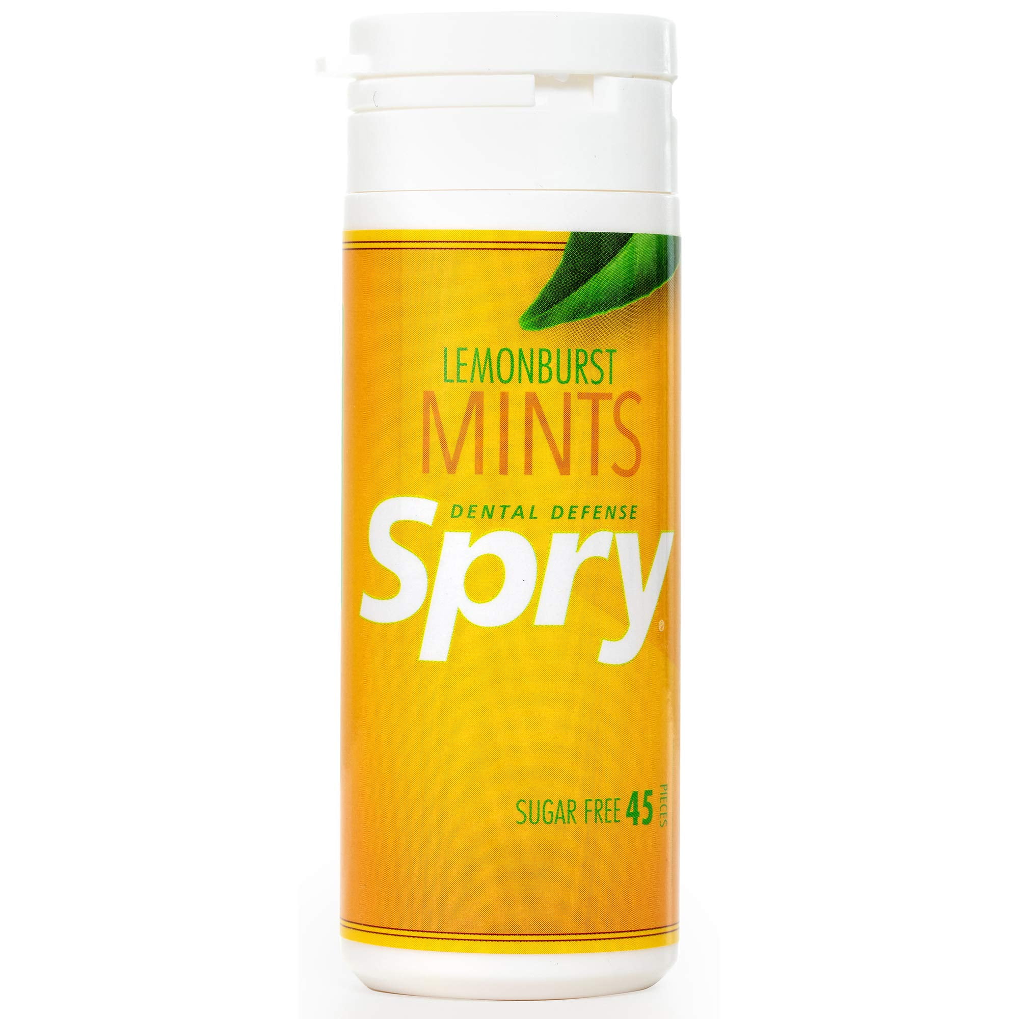 Spry Xylitol Mints, Lemon Burst, 45 Count, Promotes Oral Health ...
