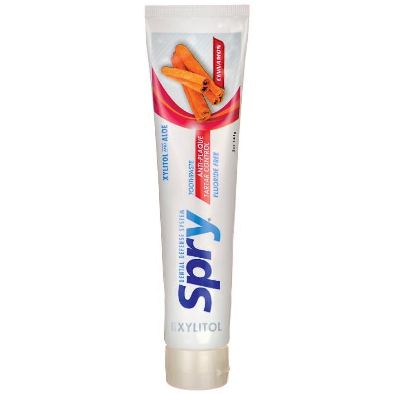 Spry Xylitol Adult Toothpaste 5oz, Fluoride-Free Teeth Whitening Breath ...