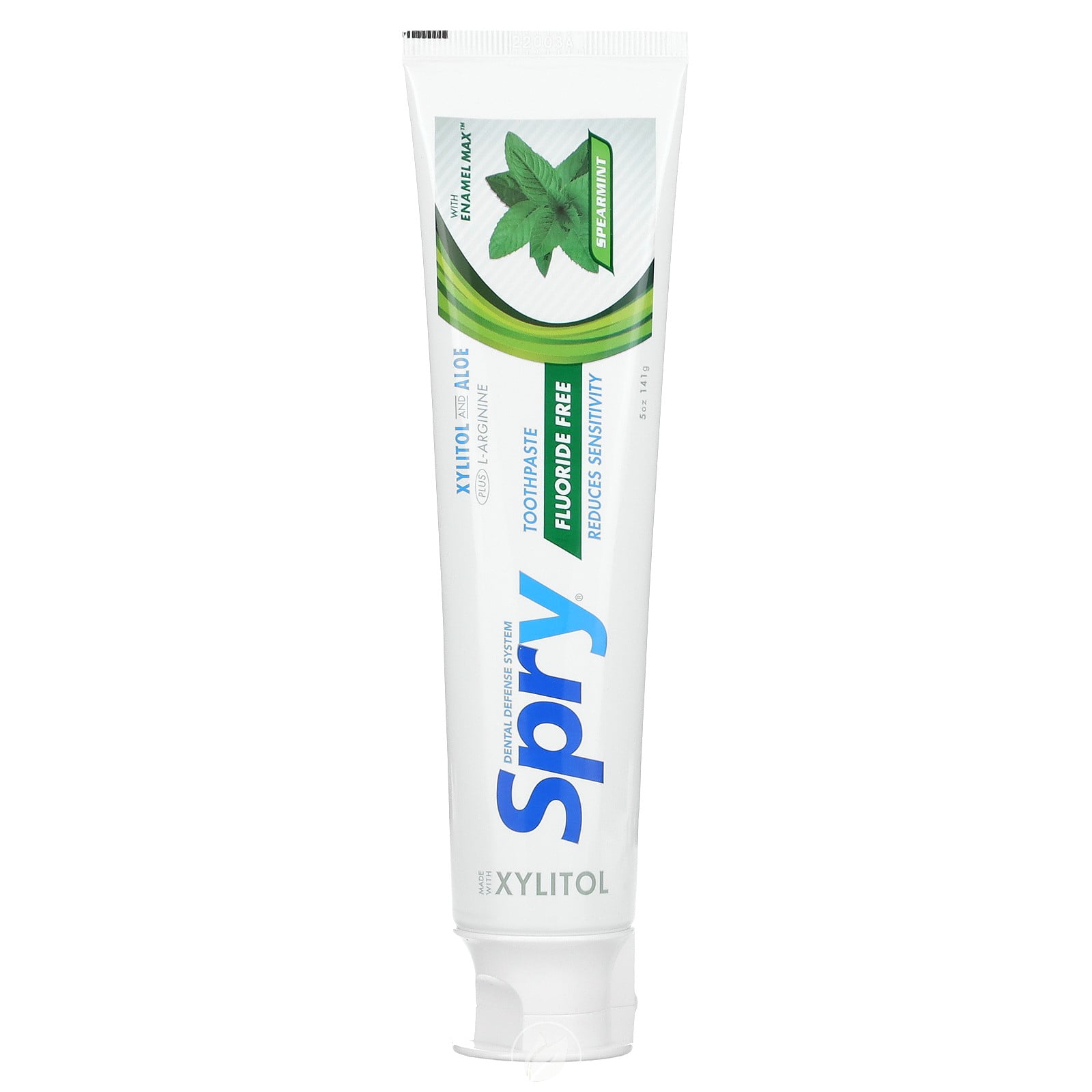 Spry Xylitol Adult Toothpaste 5oz Fluoride-Free Teeth Whitening Breath ...