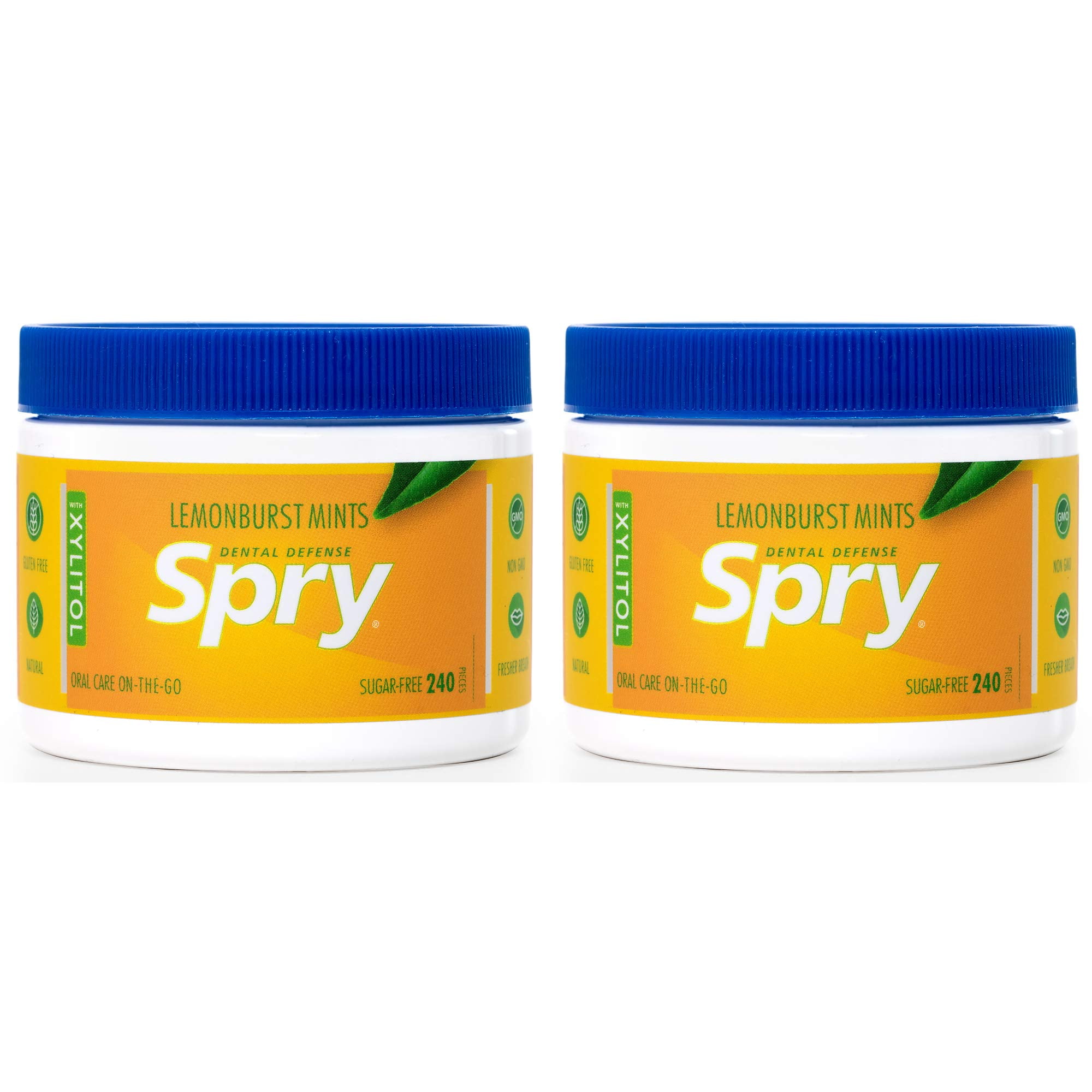 Spry Sugar-Free Xylitol Mints for Oral Health,Gluten-Free, Bad Breath ...