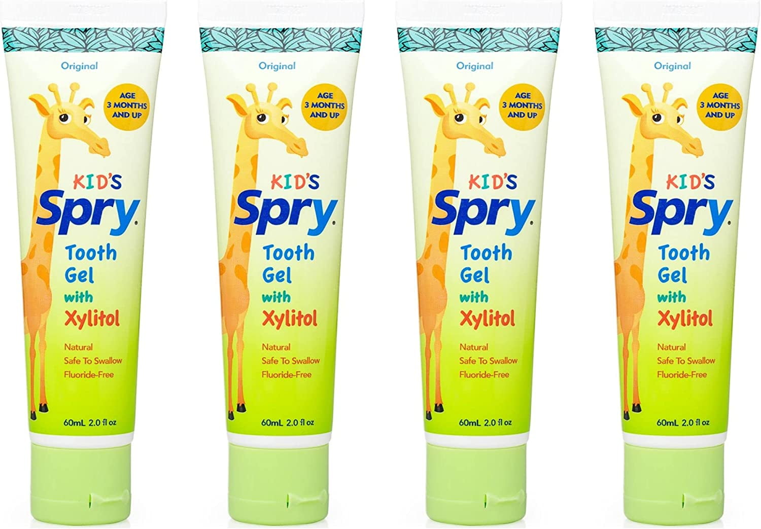 Spry Xylitol Toothpaste, Natural Tooth Gel for Kids 3 Months and Up ...