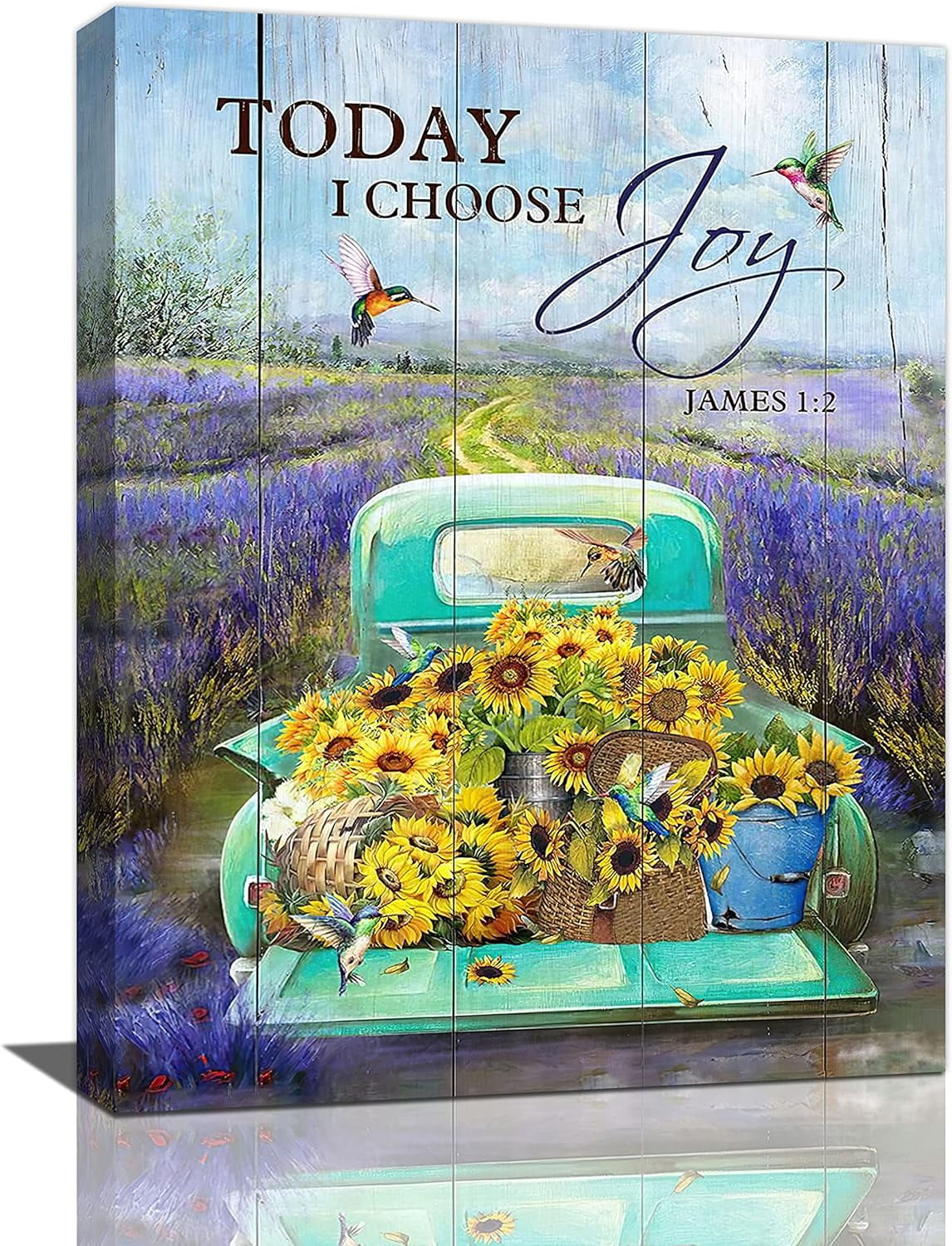 Sps ssion Today I Choose Joy 12"x16" Framed Canvas Art Prints - Walmart.com