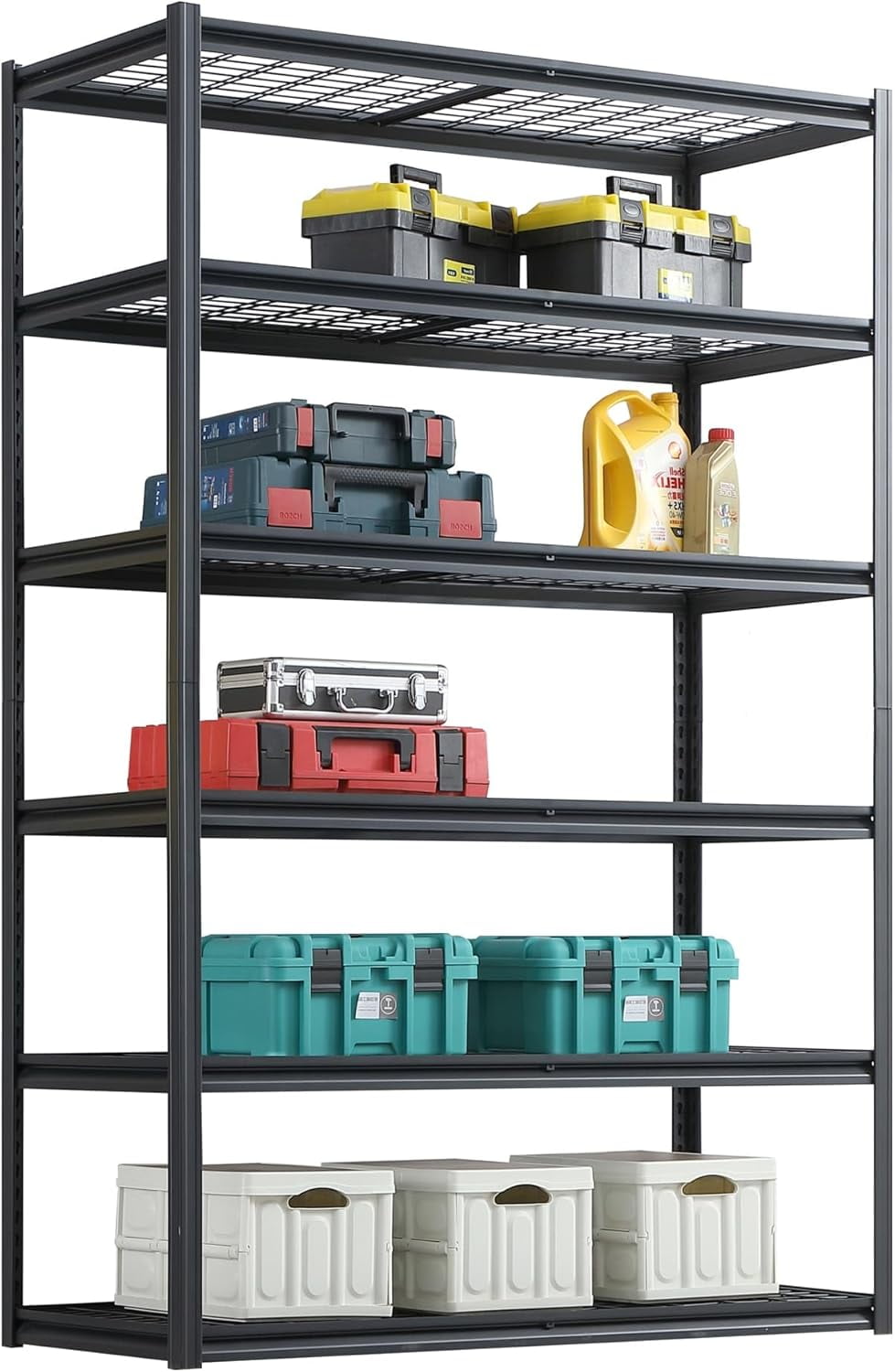 Spthe Heavy Duty Metal Storage Shelves, Garage Shelves, Multi ...
