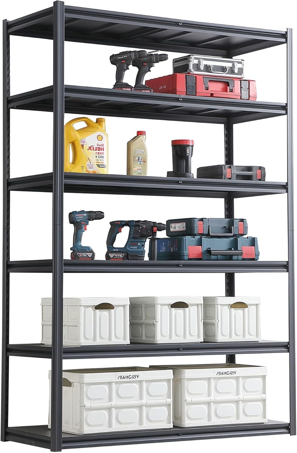 Spthe Heavy Duty Metal Storage Shelves, Garage Shelves, Multi ...