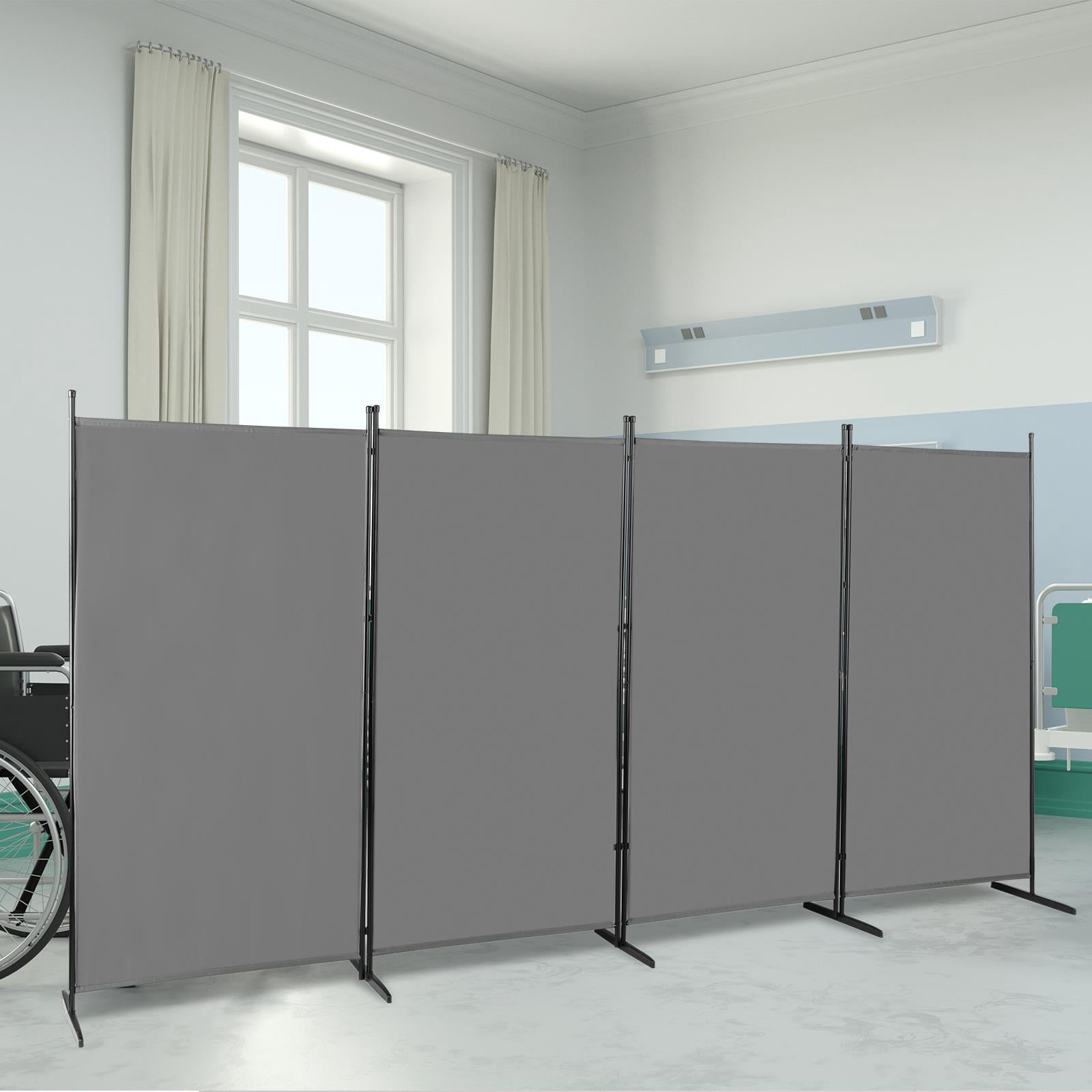 Sptwo Portable Room Dividers and Folding Privacy Screens, 136'' W ...