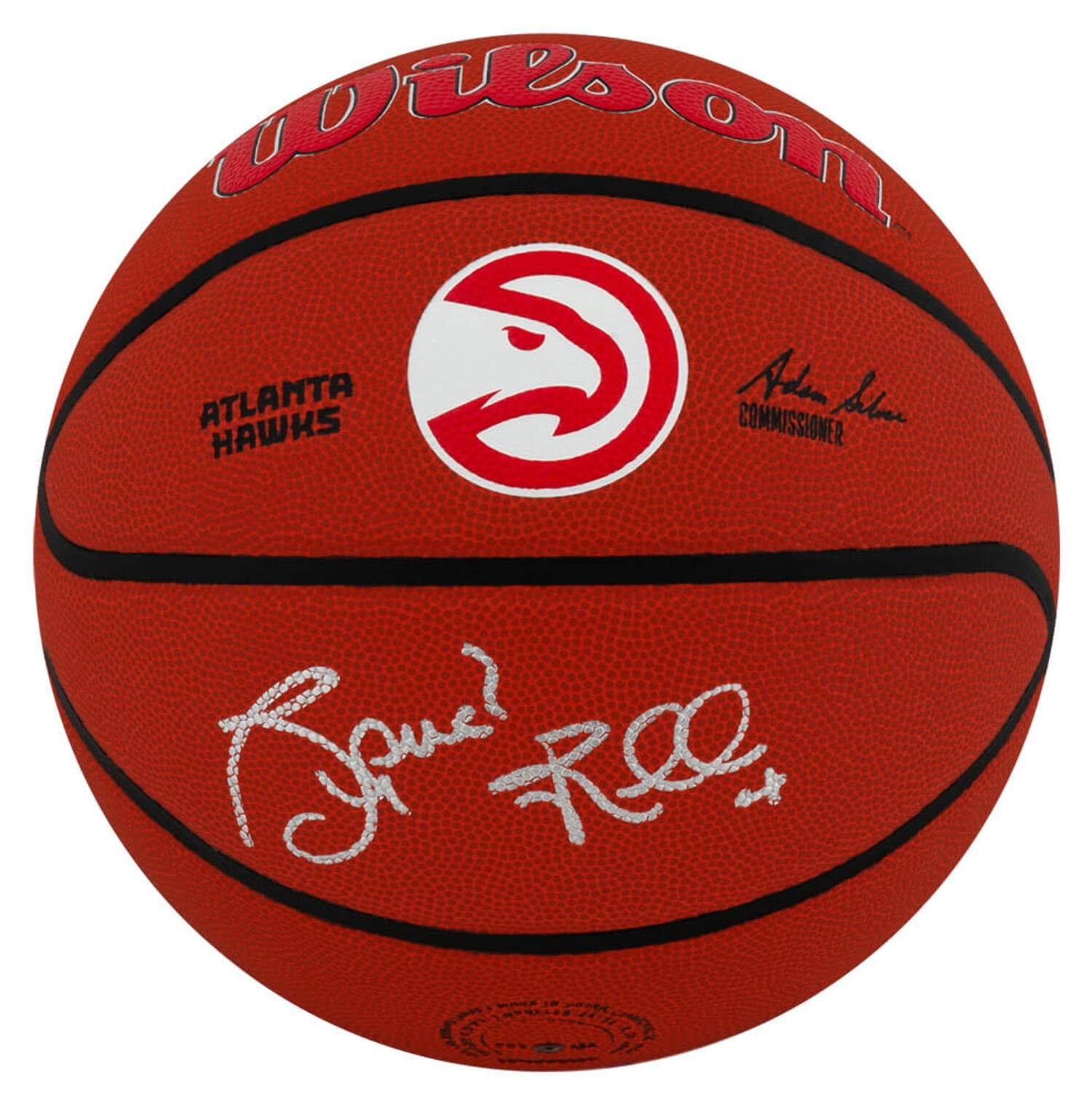 Spud Webb Signed Wilson Atlanta Hawks Logo NBA Basketball - Walmart.com