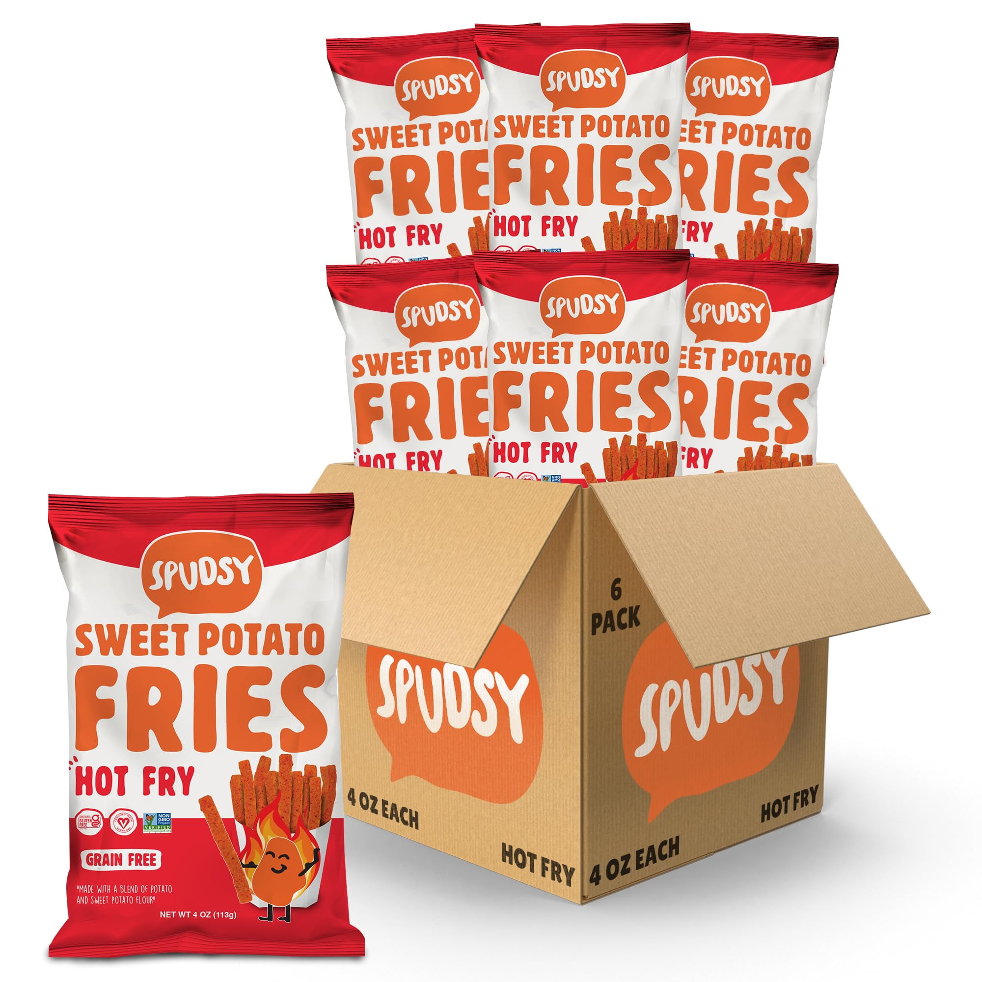 Spudsy Hot Fries - DPF11 Spicy Sweet Potato Fries | Vegan, Gluten Free ...