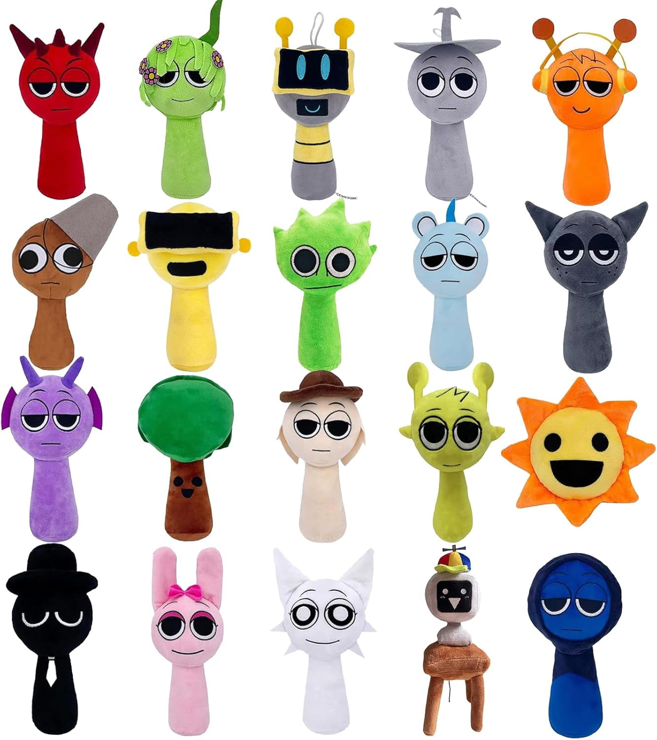 Spunki Plushies, Sprunky Horror Games Plush Toys - 8'' All Collection ...