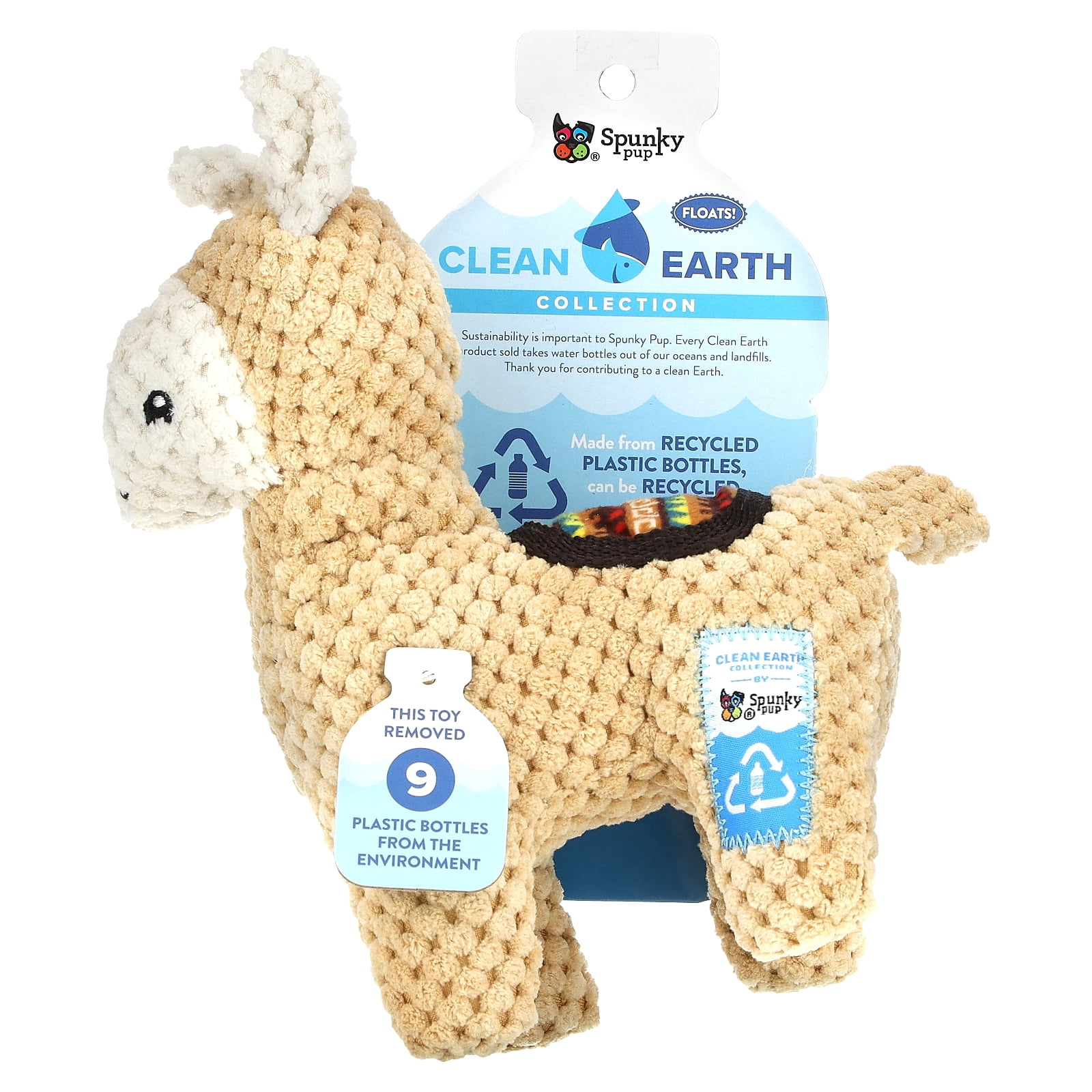 Spunky Pup Clean Earth Collection, Llama, 1 Toy - Walmart.com