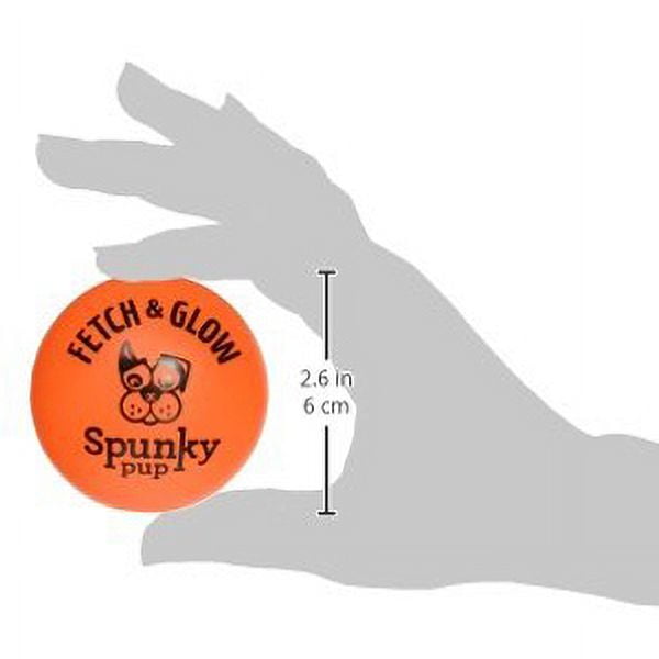Spunky Pup Fetch & Glow Ball Medium Dog Toy - Walmart.com