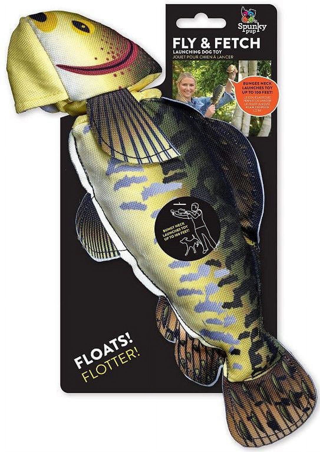 Spunky Pup Fly and Fetch Fish Dog Toy (2 Pack) - Walmart.com