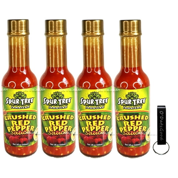 Spur Tree Crushed Red Pepper 5 fl. oz (148ml) Pack of 4 Packaged w ...