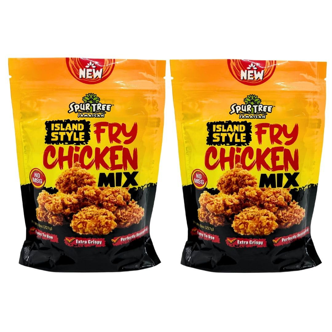 Spur Tree Jamaican Island GGA1 Style Chicken Mix - Seasoned Coating for ...