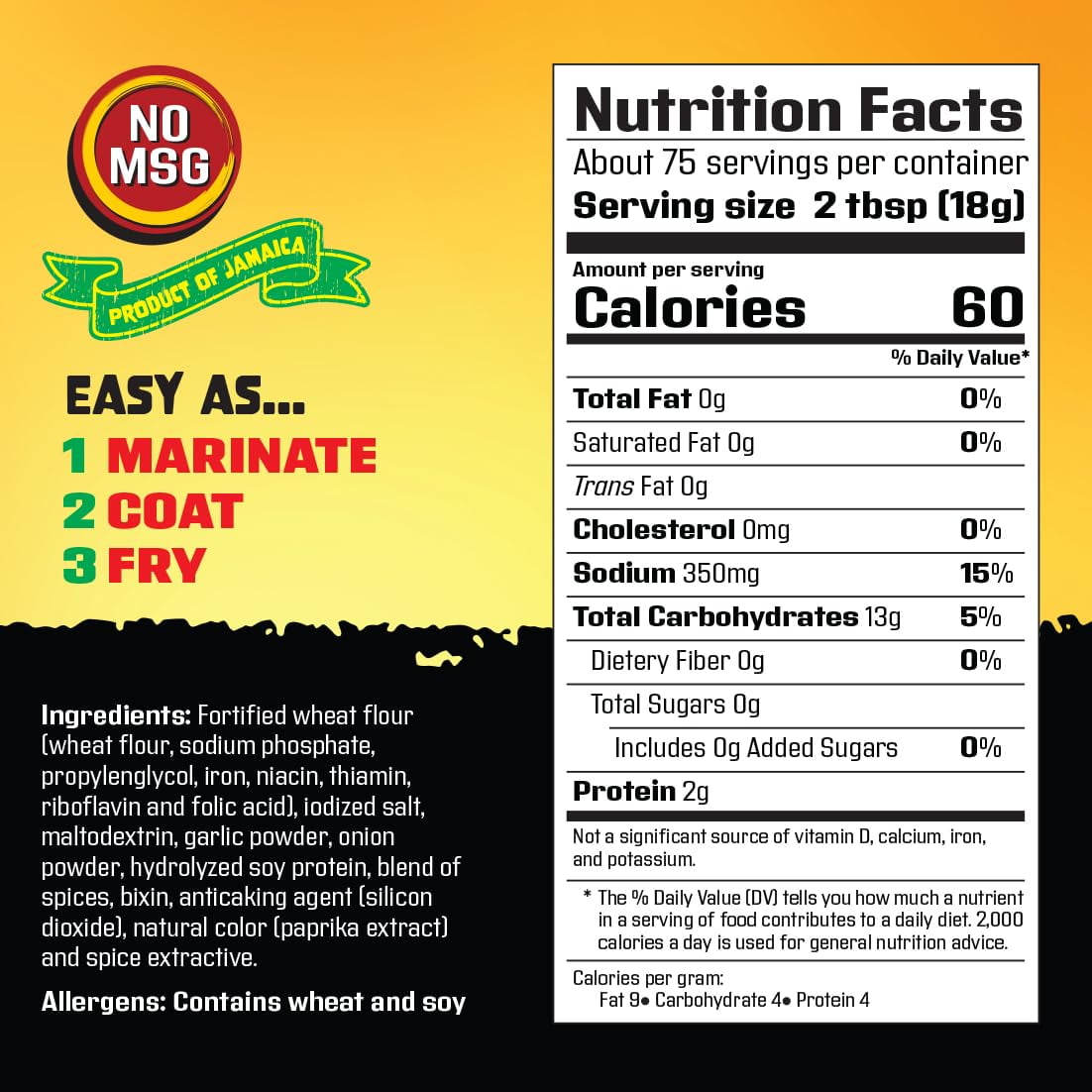 Spur Tree Jamaican Island Style Chicken Mix H2FSD- Seasoned Coating for ...