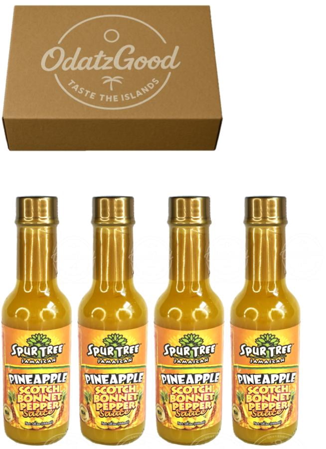 Spur Tree Pineapple Scotch Bonnet 5oz (148ml) 4-Pack – Product of ...