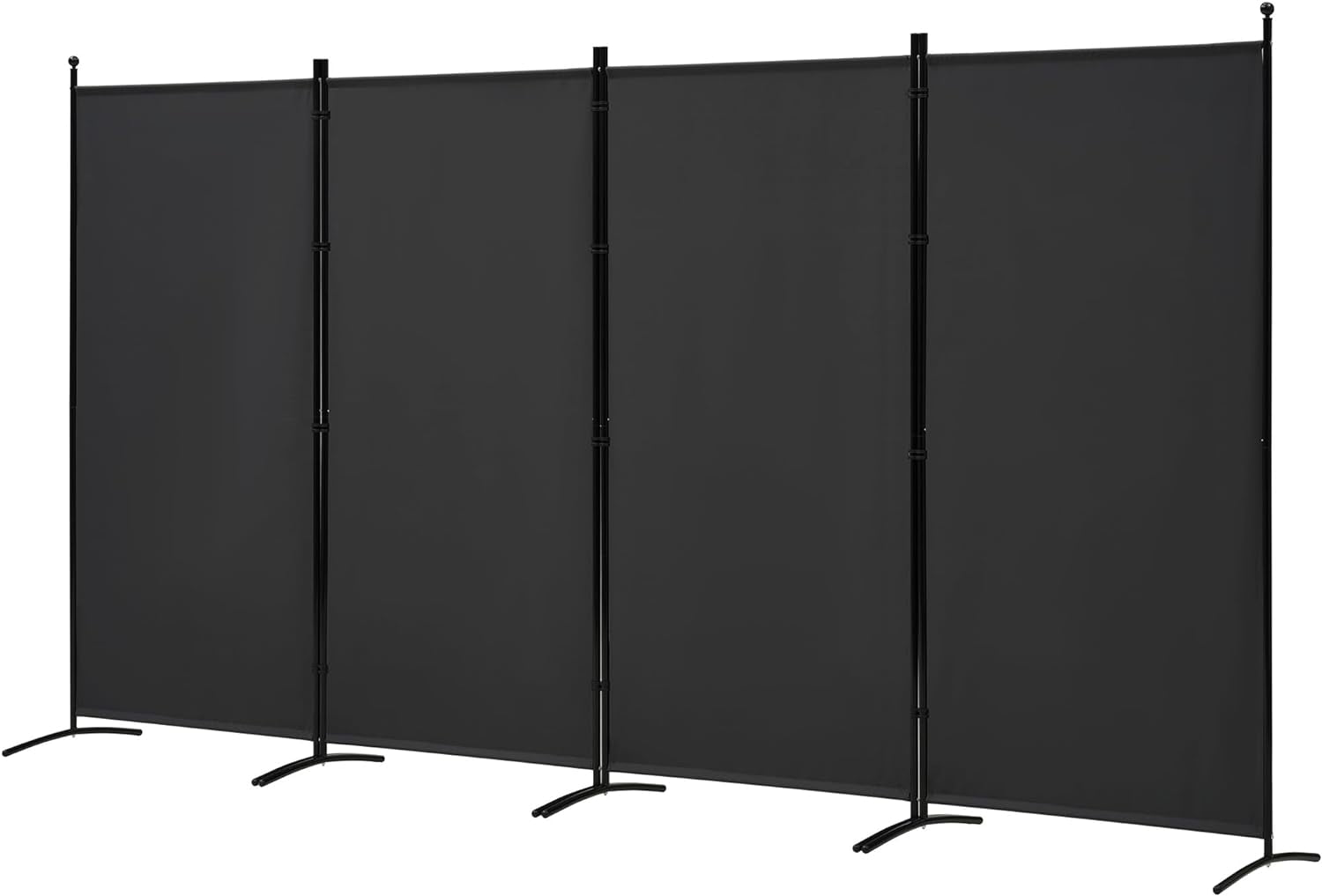 Spurgehom 4 Panel Room Divider Folding Privacy Screen, Freestanding ...